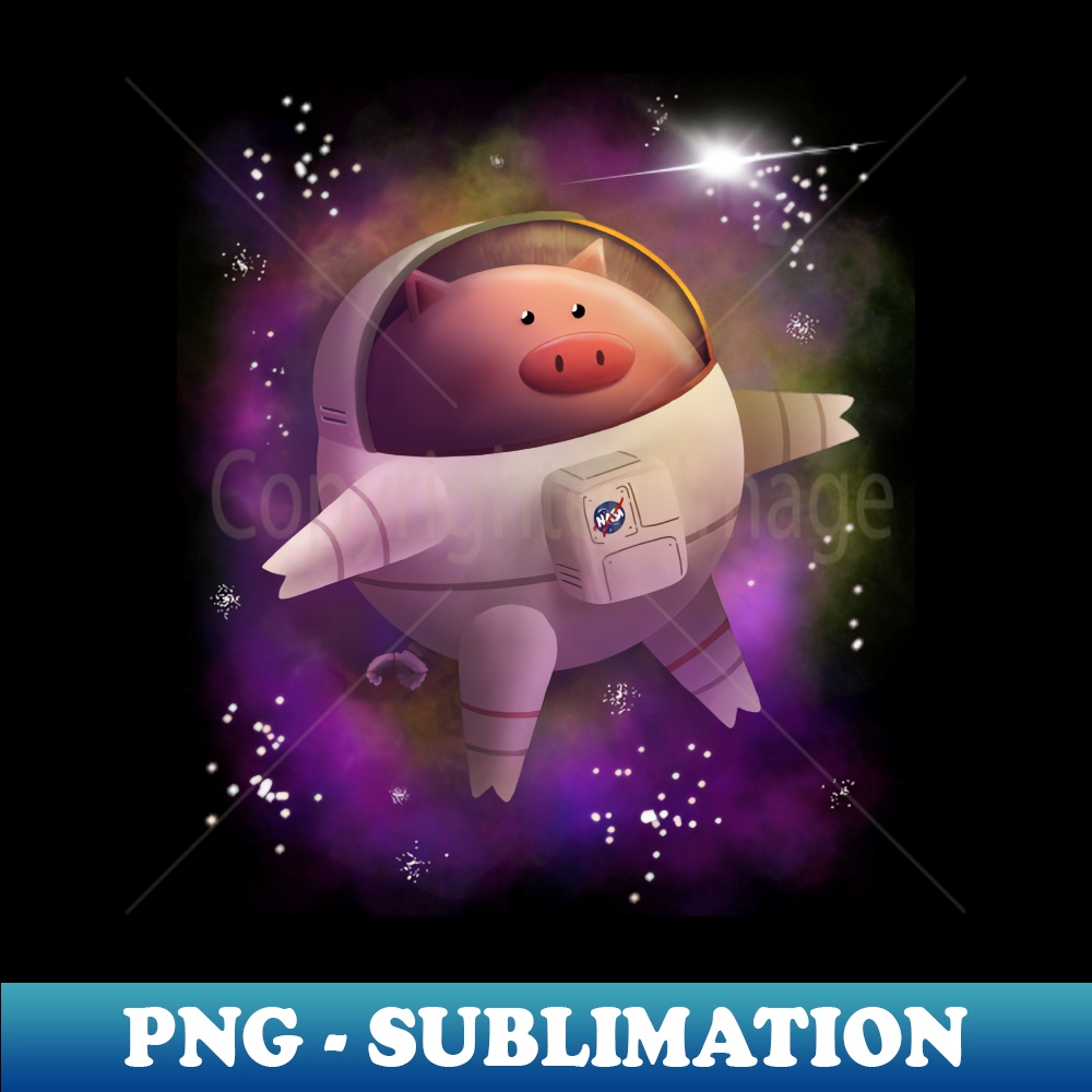Space Pig - PNG Sublimation Digital Download - Unleash Your | Inspire ...