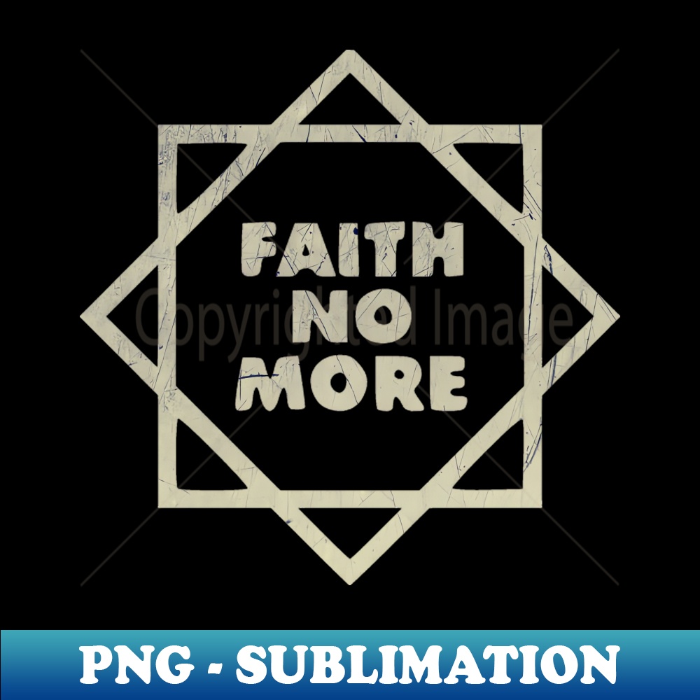 Faith No More Vintage - High-Resolution PNG Sublimation File - Inspire Uplift