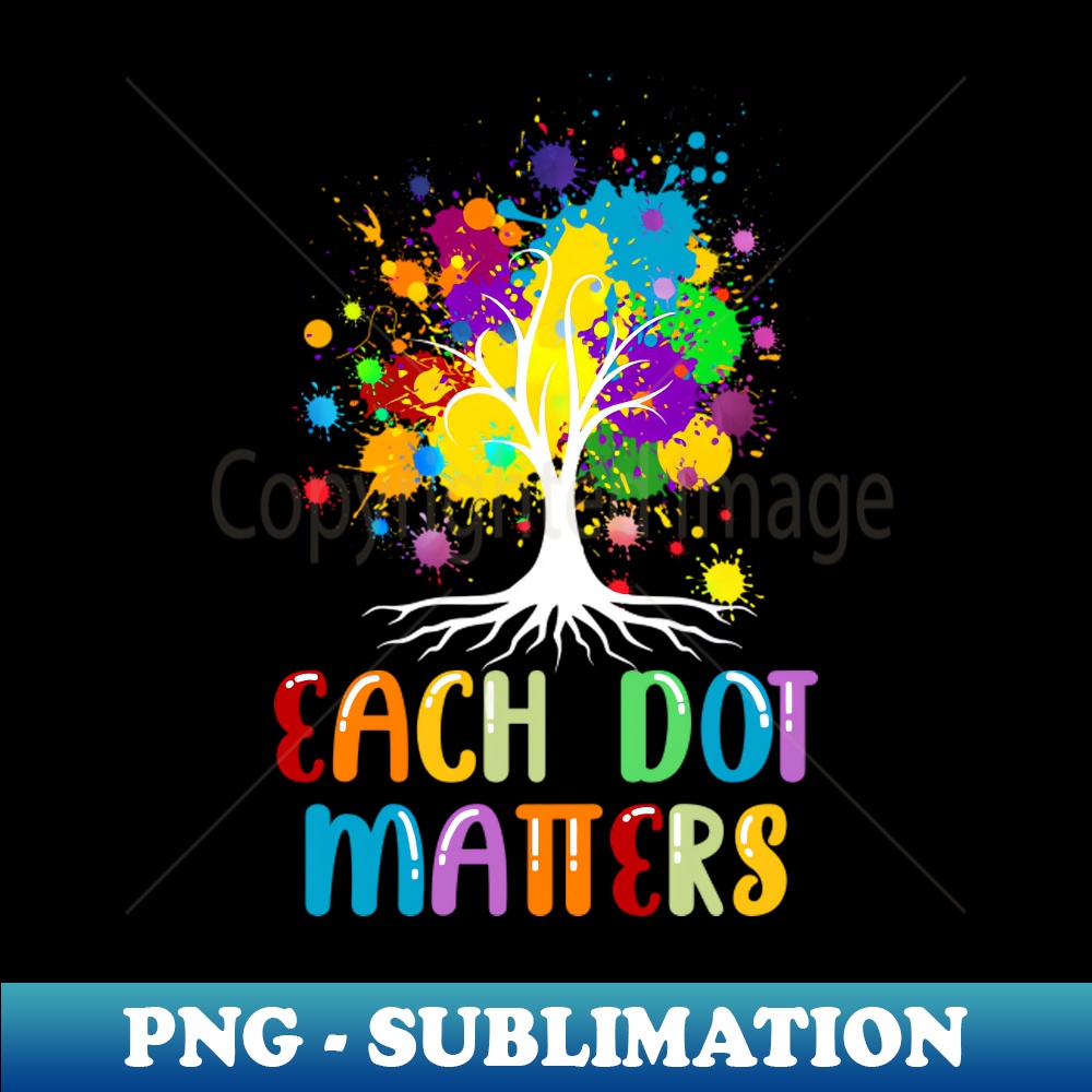 Each Dot Matters Colorful Polka Dot Unity Tree - Premium Sub | Inspire ...