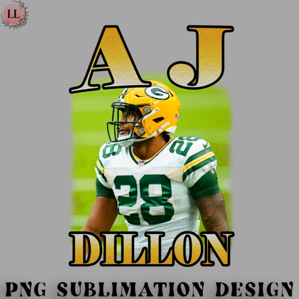 Football PNG BOOTLEG AJ DILLON | Inspire Uplift