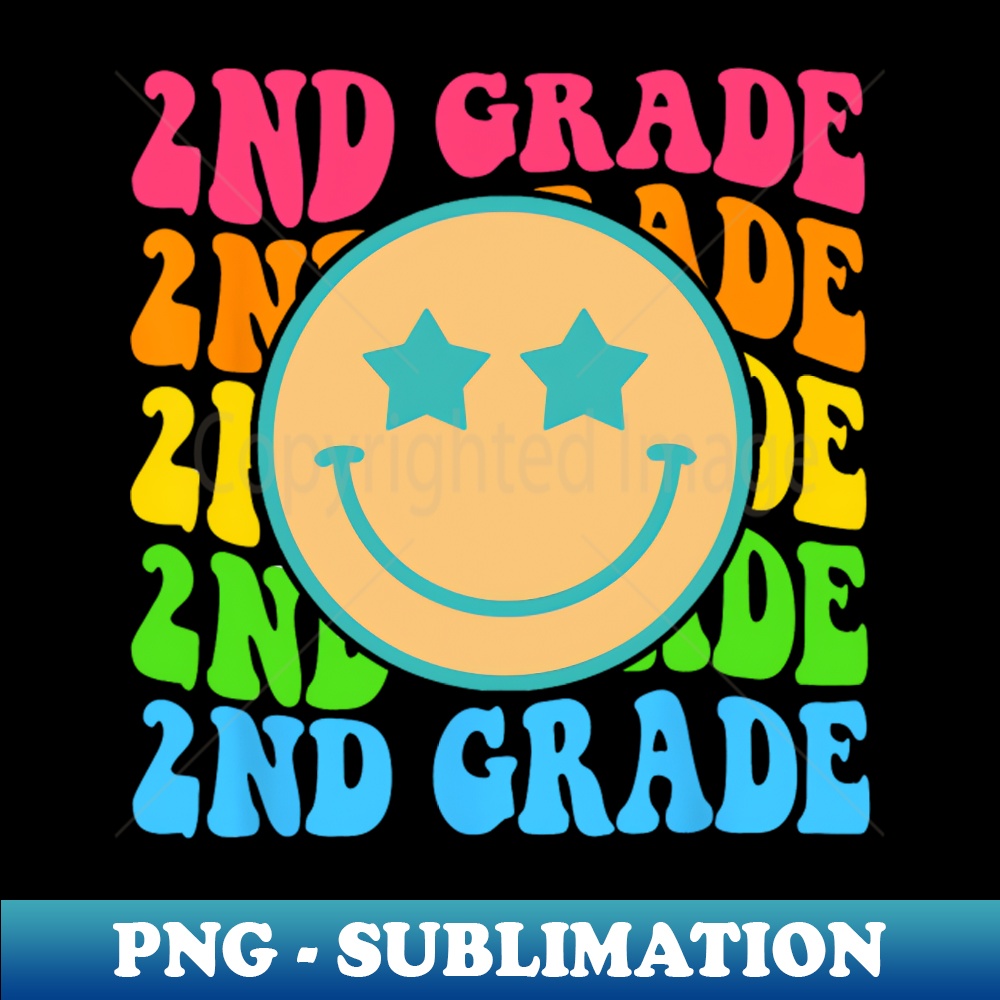 Second Grade Face Teachers Back To School - Instant PNG Subl | Inspire ...
