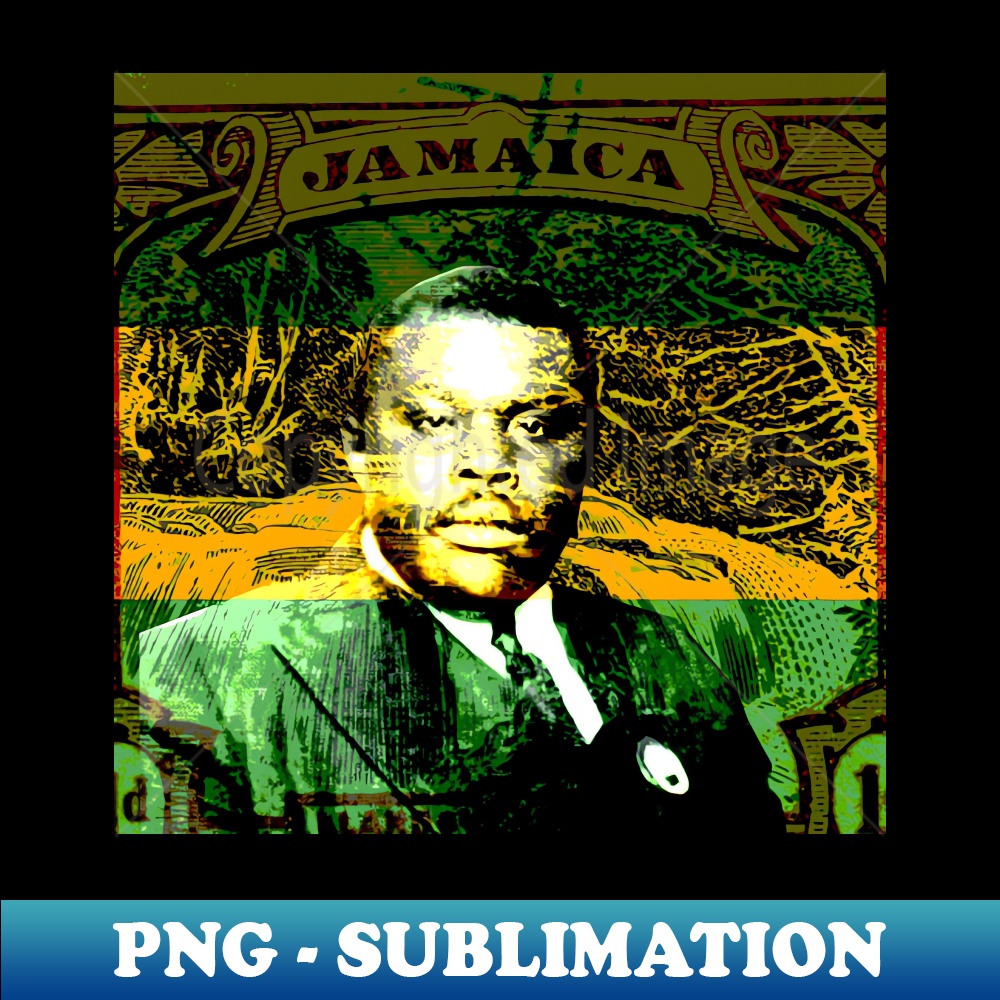 Marcus Garvey Jamaican Freedom Fighter - Instant PNG Sublima | Inspire ...