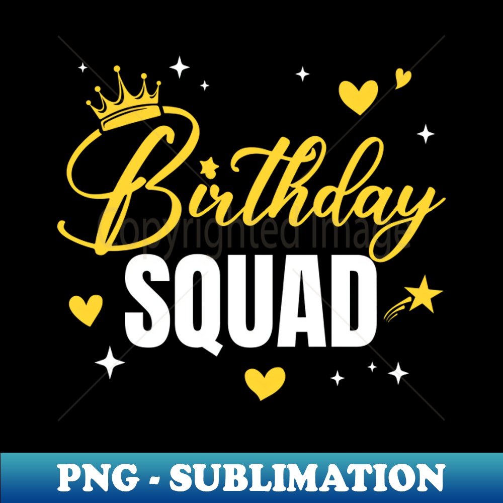 Birthday Squad Birthday Party Funny For Men Women Girl Kids | Inspire ...