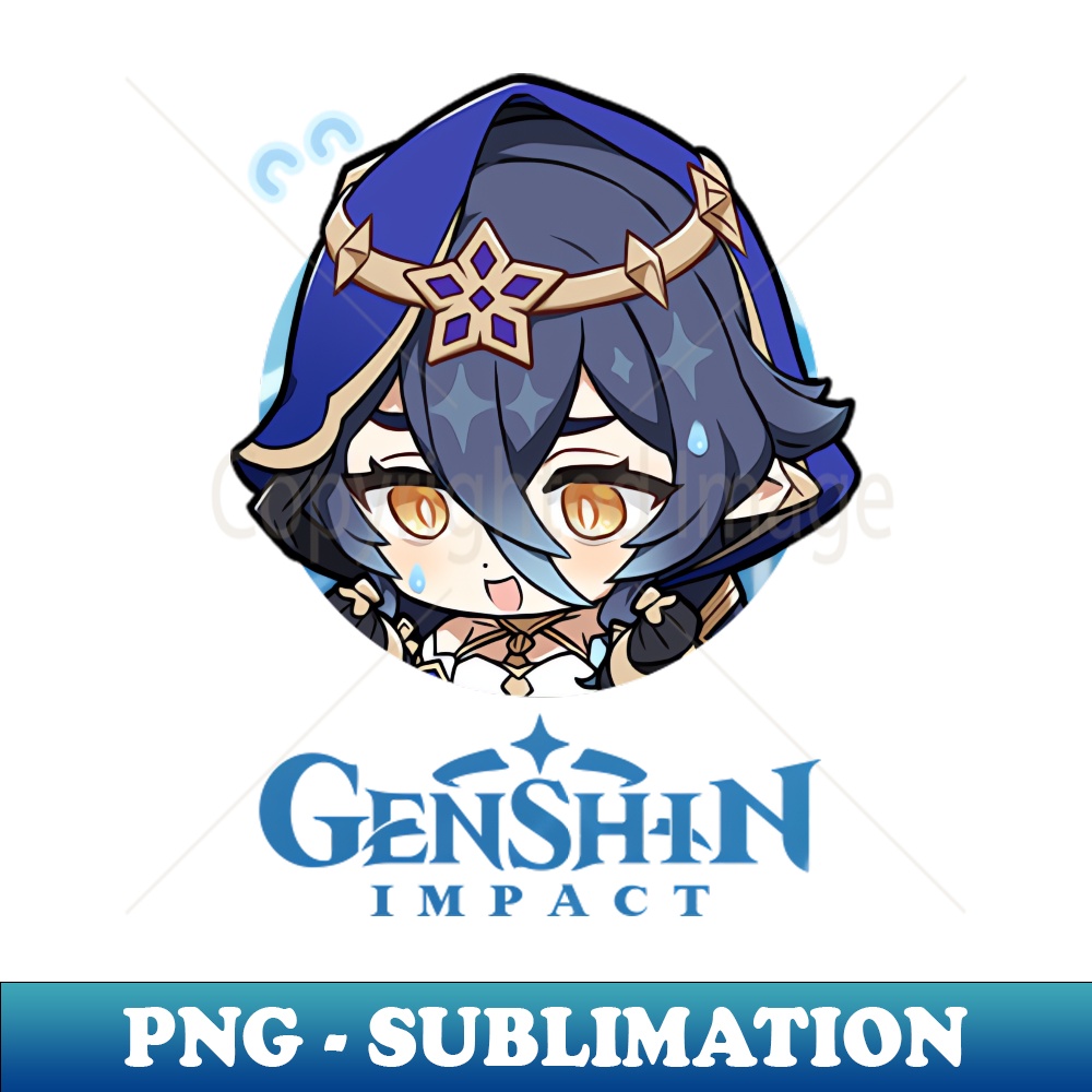 Layla Chibi Genshin Impact - Elegant Sublimation PNG Downloa | Inspire ...