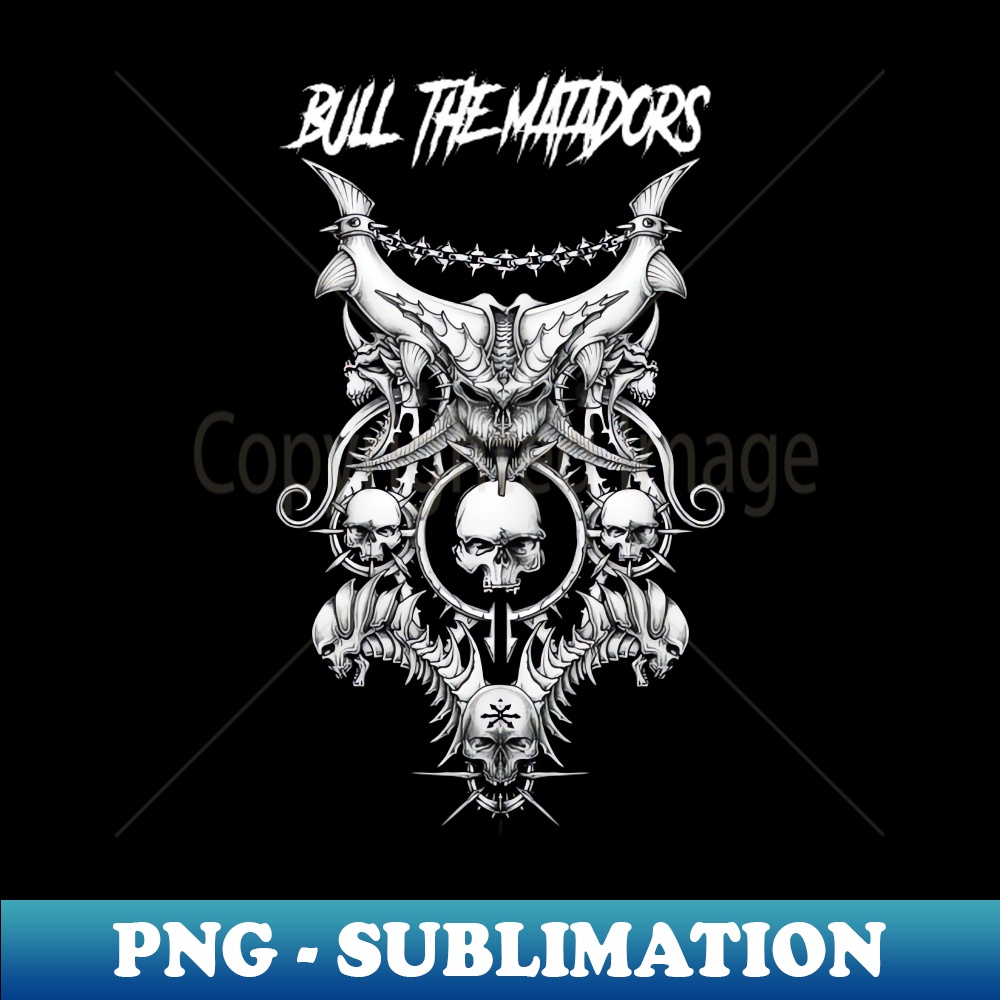 BULL THE MATADORS BAND - PNG Transparent Sublimation Design - Inspire ...