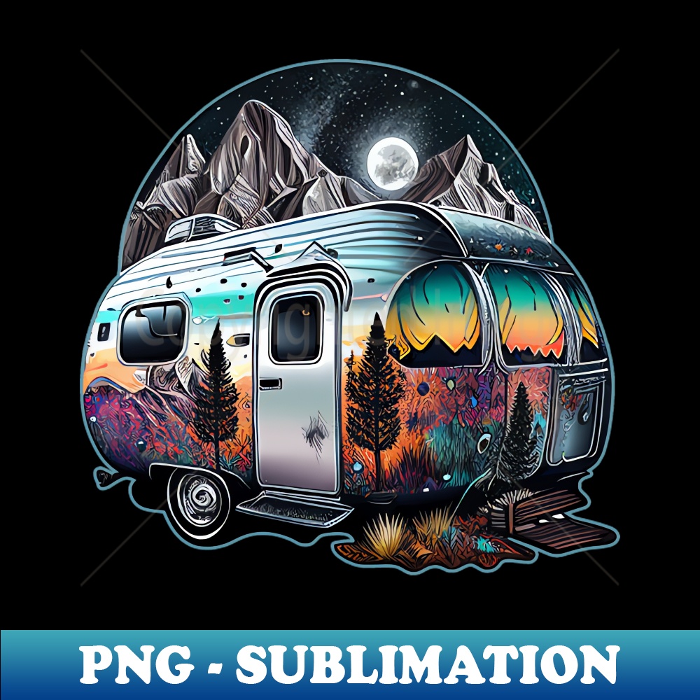 Dream Camping in the Mountains - Stylish Sublimation Digital | Inspire ...
