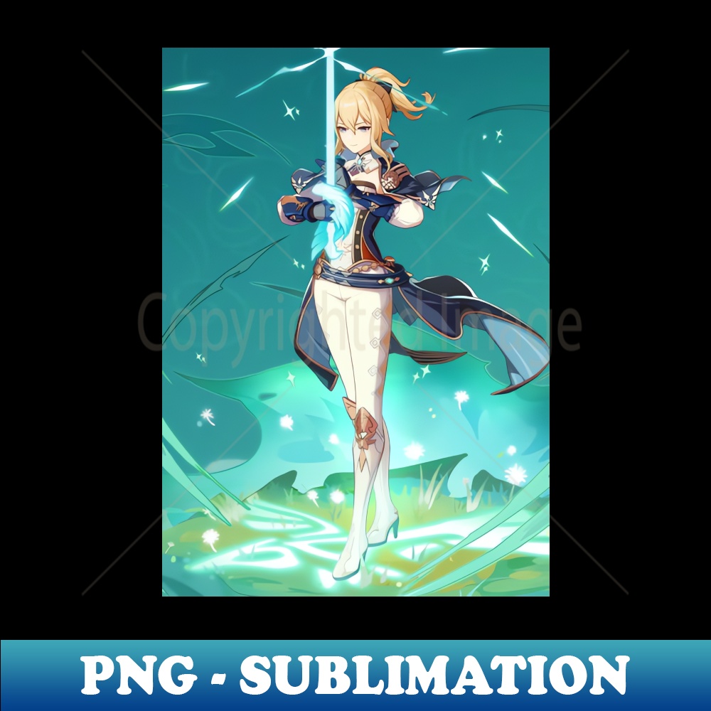 Jean Genshin Impact - Signature Sublimation PNG File - Perfe | Inspire ...