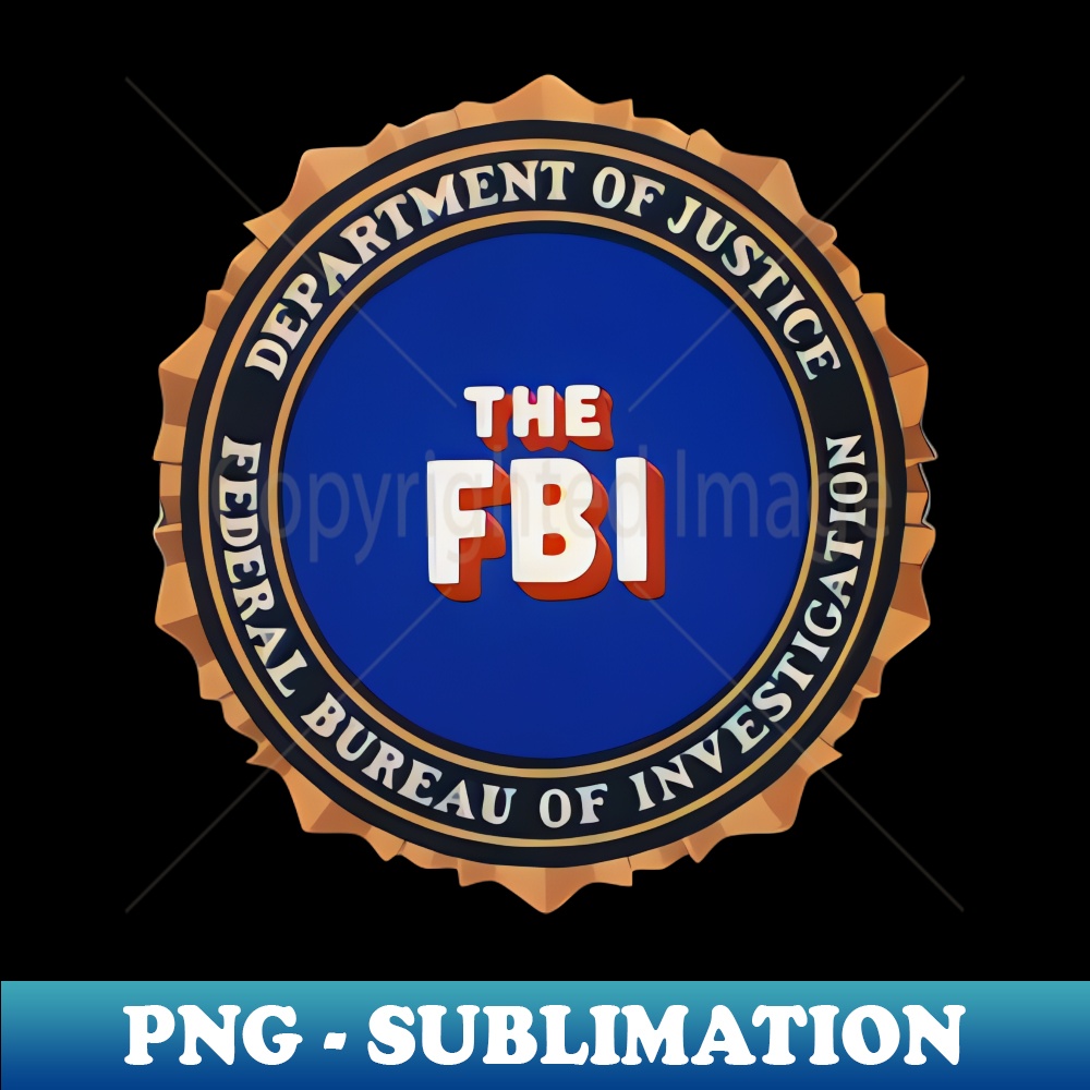 The FBI - Badge logo - 60s Tv Show - High-Quality PNG Sublim | Inspire ...