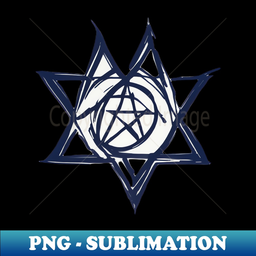 Pentagram Navy Shadow Silhouette Anime Style Collection No 2 | Inspire ...