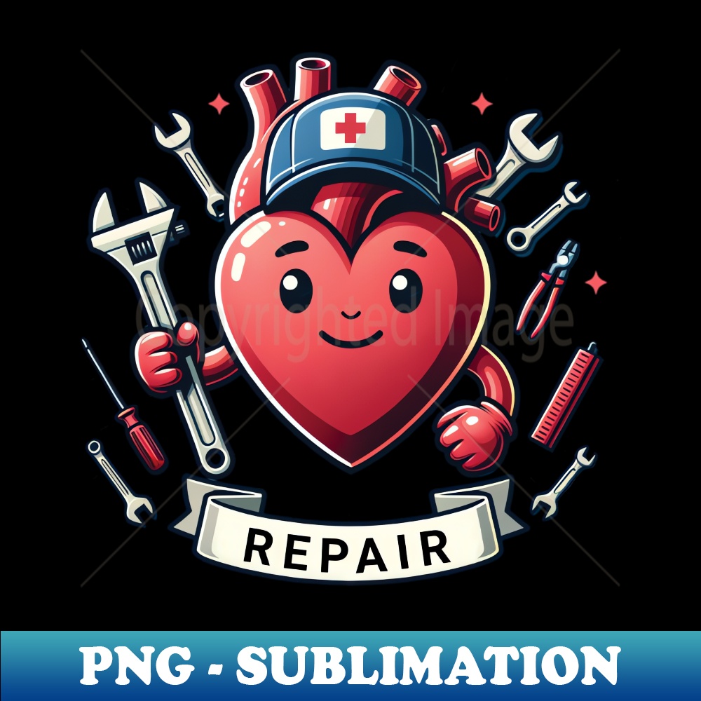 Repair heart cute design for health workers - Instant Sublim | Inspire ...
