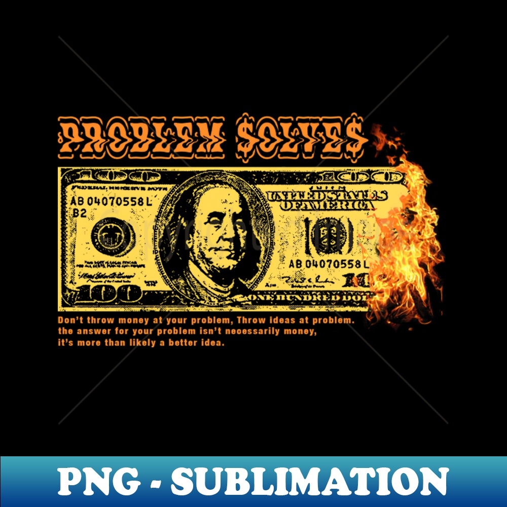 MONEY BURN - Instant Sublimation Digital Download - Vibrant | Inspire ...