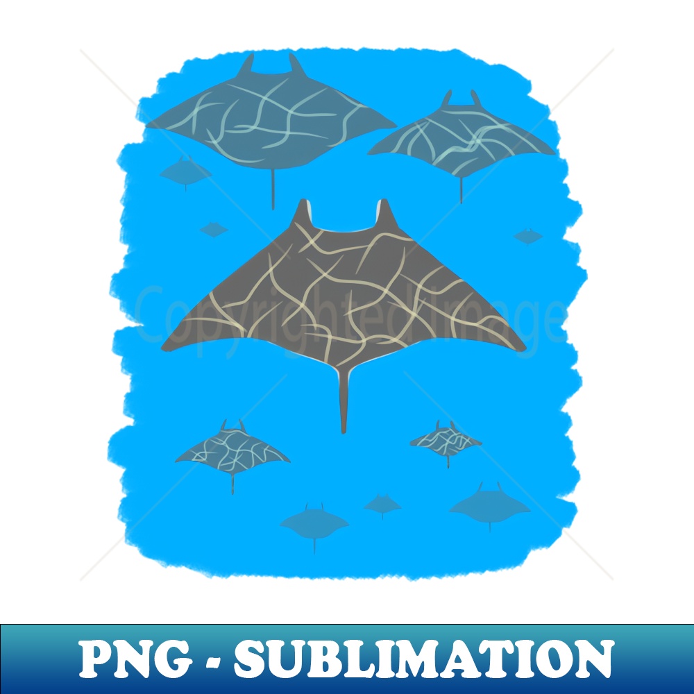 manta rays - Signature Sublimation PNG File - Stunning Subli | Inspire ...