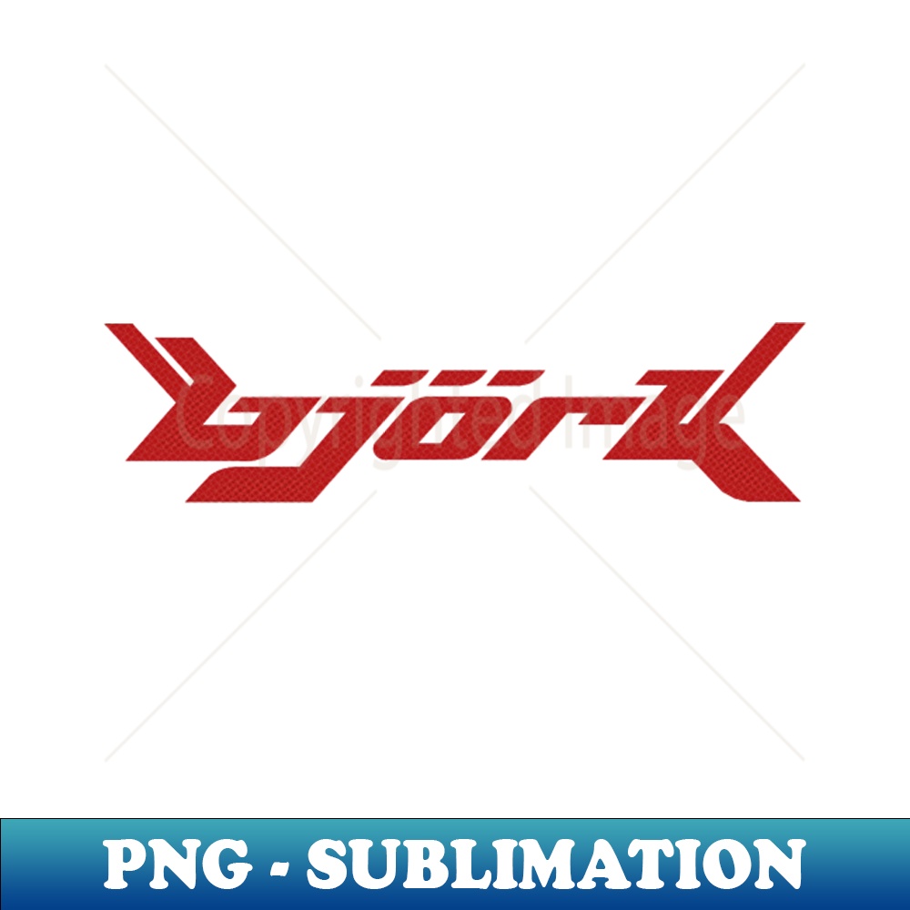 Bjork Logo Retro Style - PNG Transparent Sublimation Design | Inspire ...