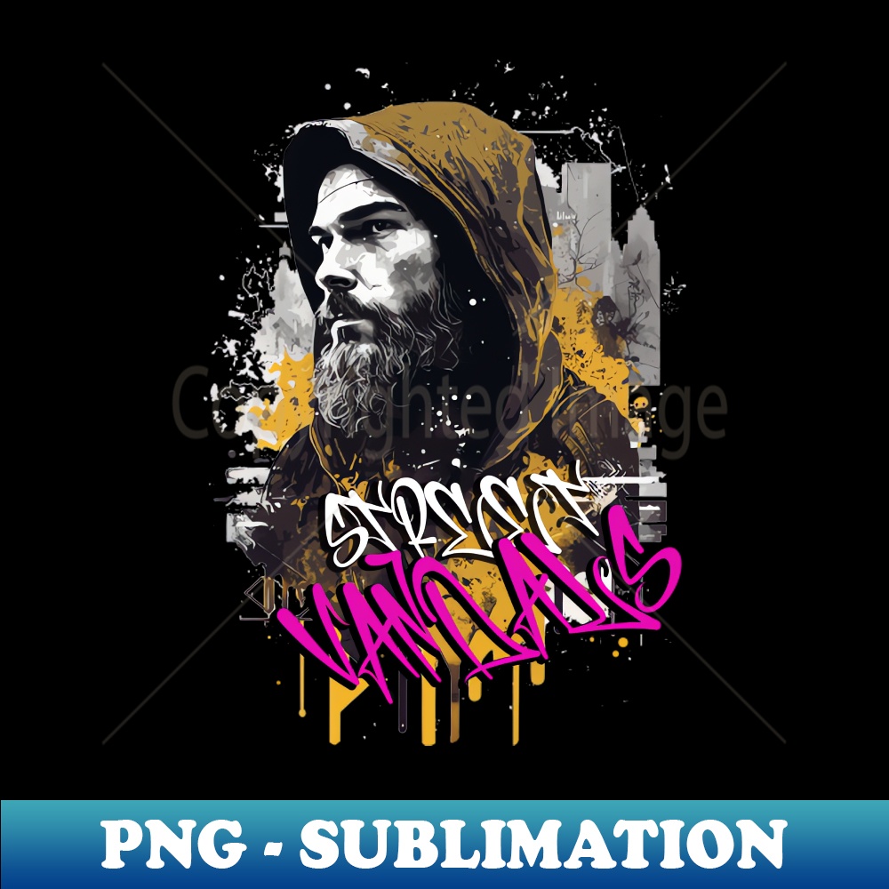 Street Art Vandals Graffiti Hooded - PNG Transparent Sublima - Inspire ...