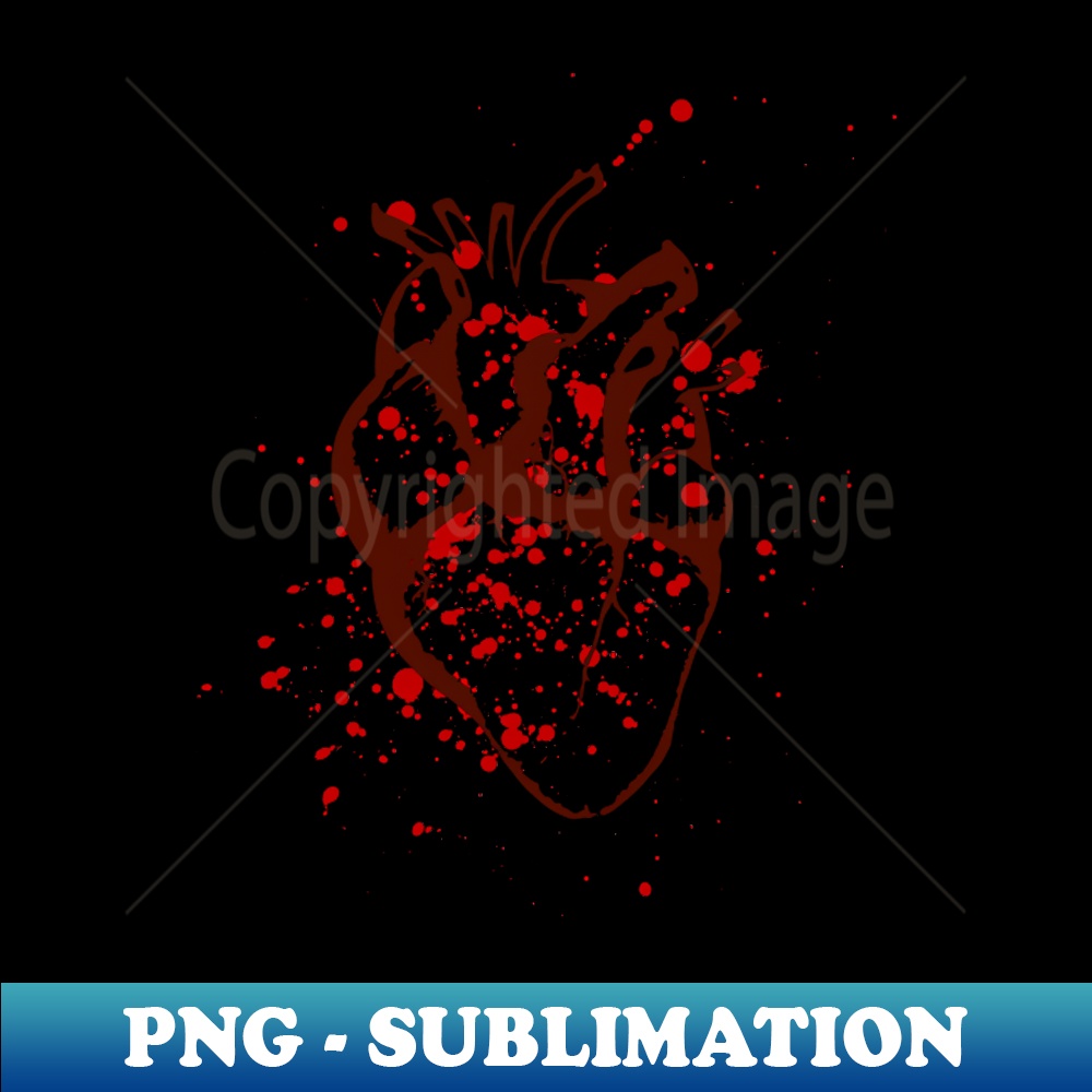 The Heart - PNG Transparent Sublimation Design - Perfect for - Inspire ...