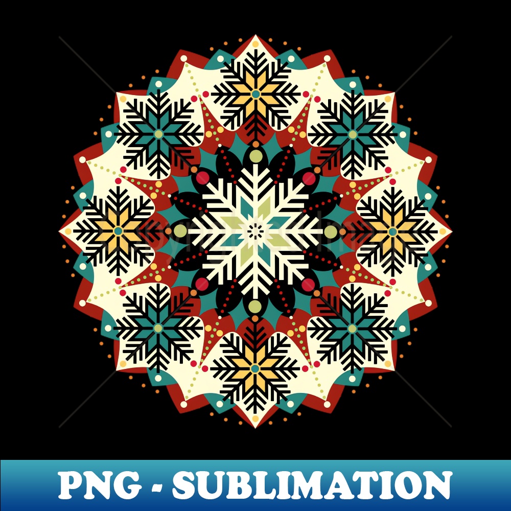 Winter Snow Mandala - Unique Sublimation PNG Download - Unle - Inspire ...