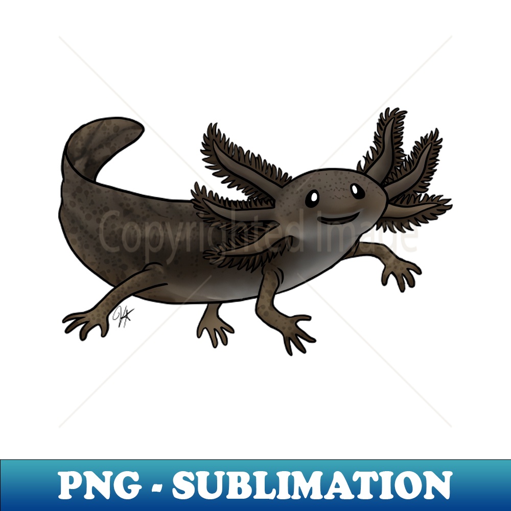 Amphibians - Axolotl - Black Melanoid - Unique Sublimation P - Inspire ...