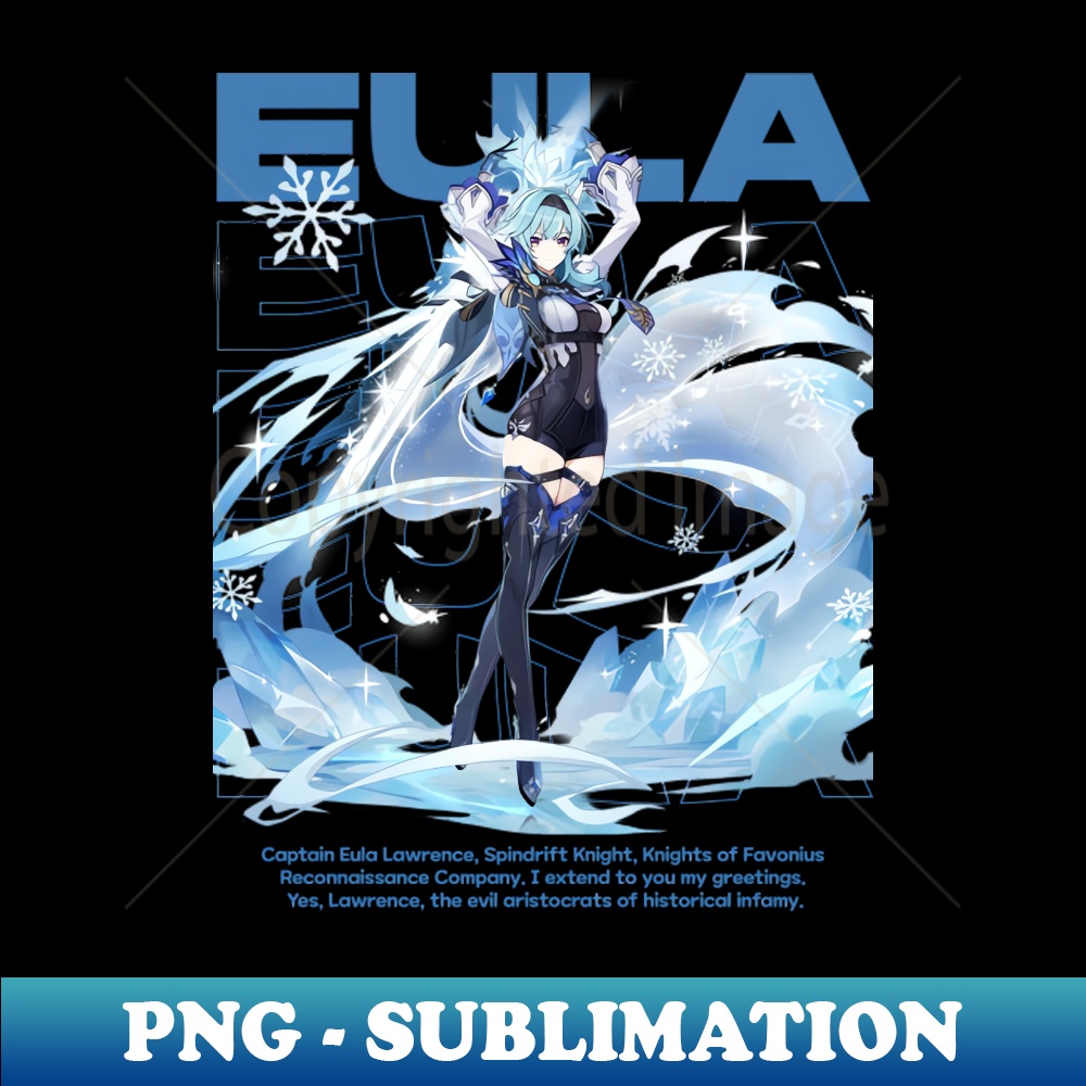 Eula Genshin Impact - Aesthetic Sublimation Digital File - U | Inspire Uplift