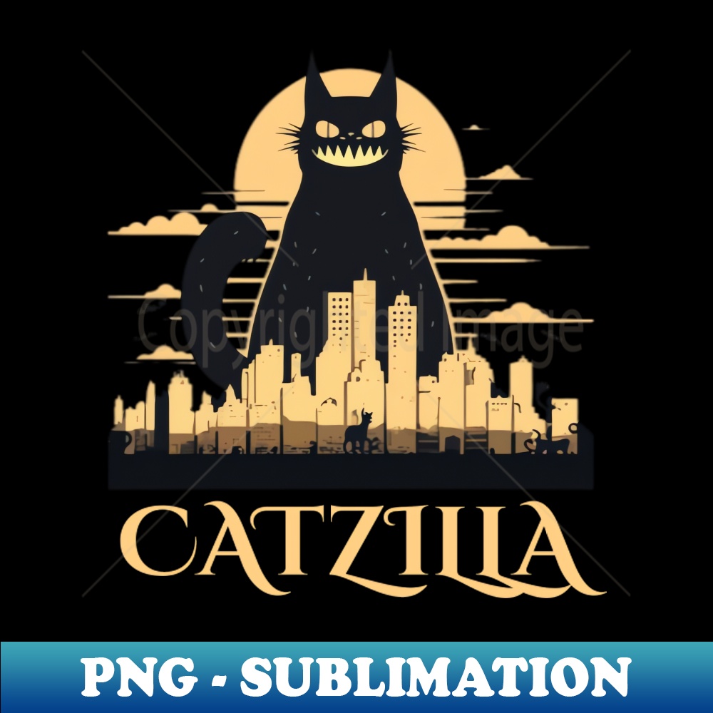 CATZILLA - PNG Sublimation Digital Download - Perfect for Su | Inspire ...
