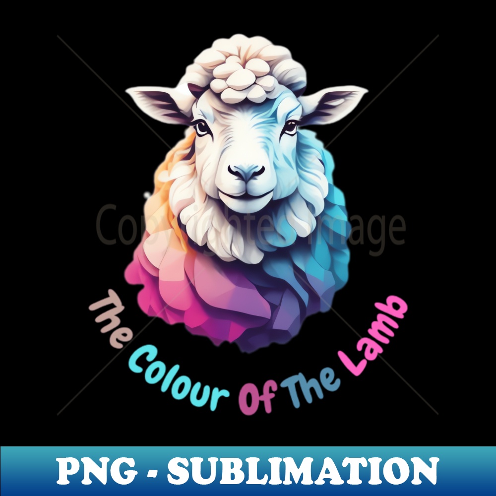 the colour of the lamb - Signature Sublimation PNG File - Pe | Inspire ...