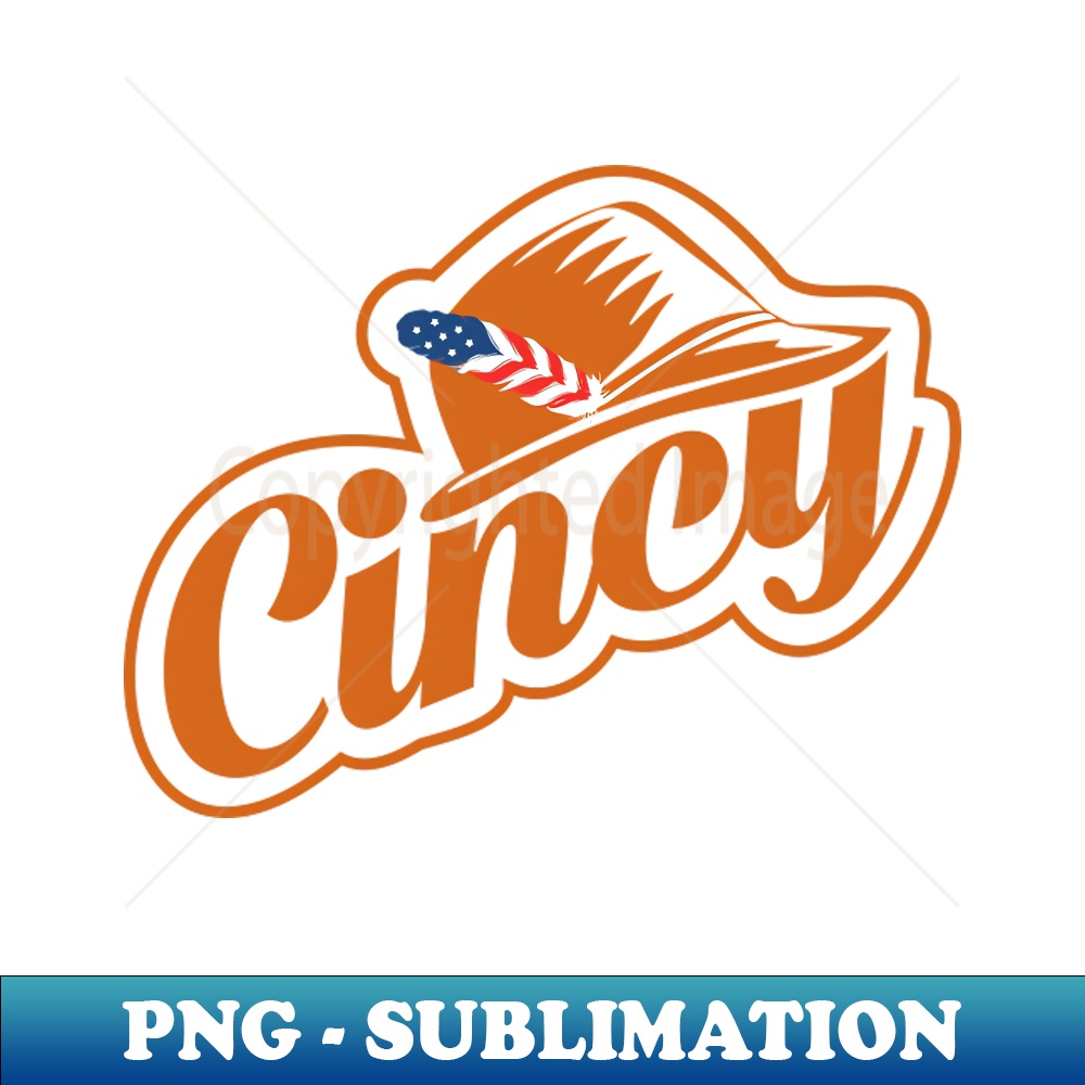 Cincy alpine hat Cincinnati Ohio with American flag feather | Inspire ...