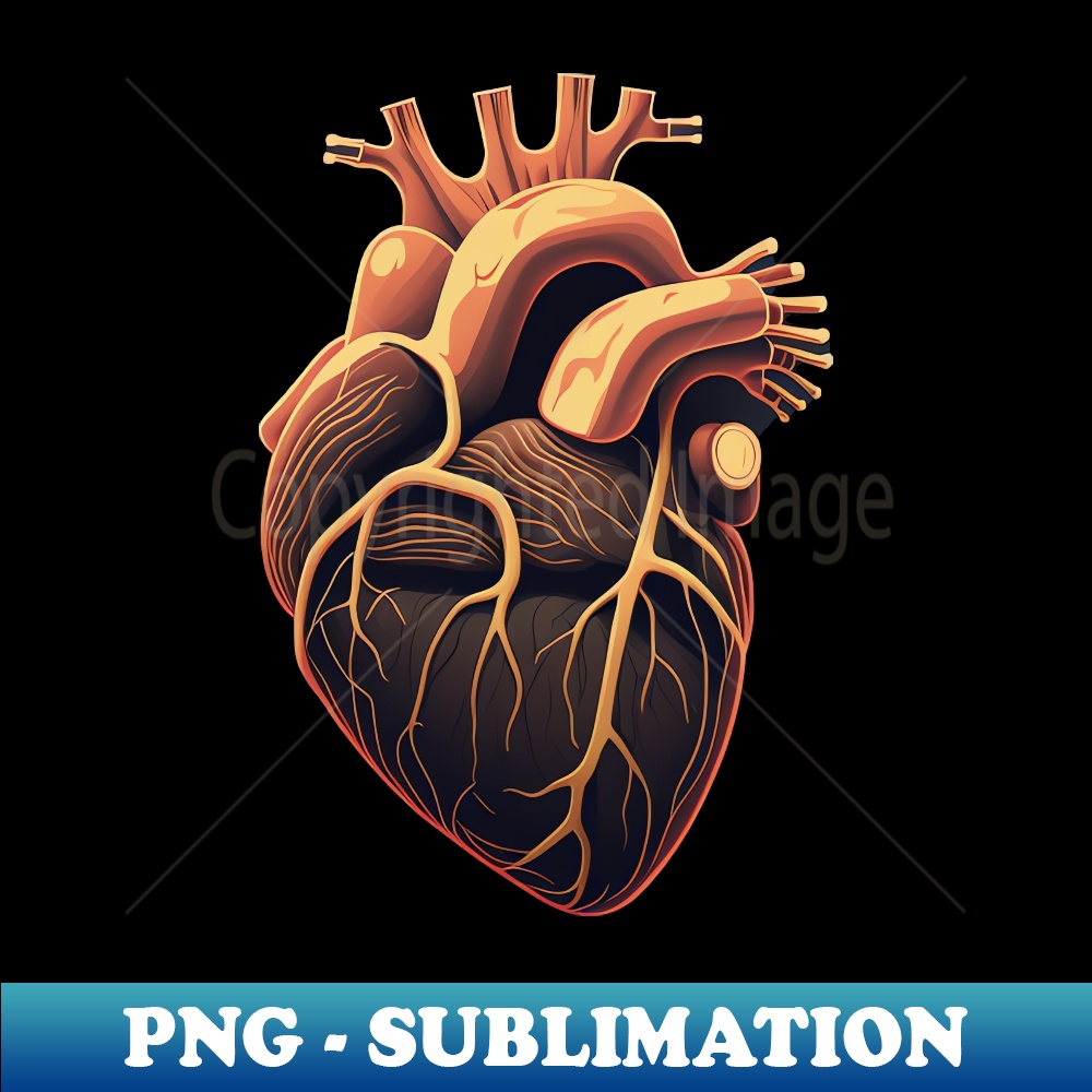 Large Human Heart - Unique Sublimation PNG Download - Perfec | Inspire ...