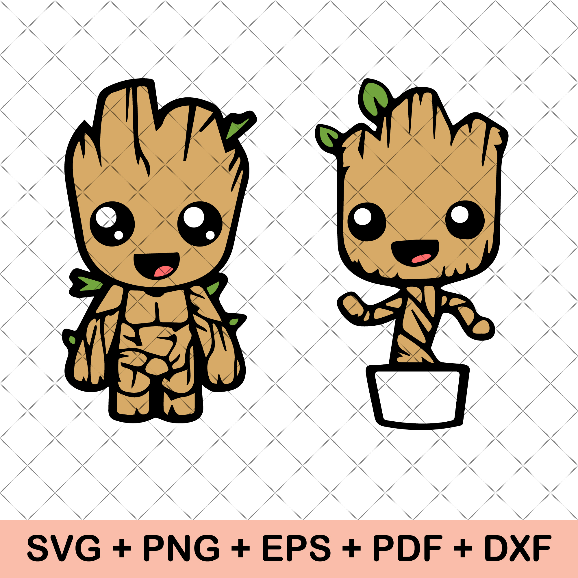 Groot svg, Marvel svg, Cartoon svg, cute svg, tree svg, vect | Inspire ...