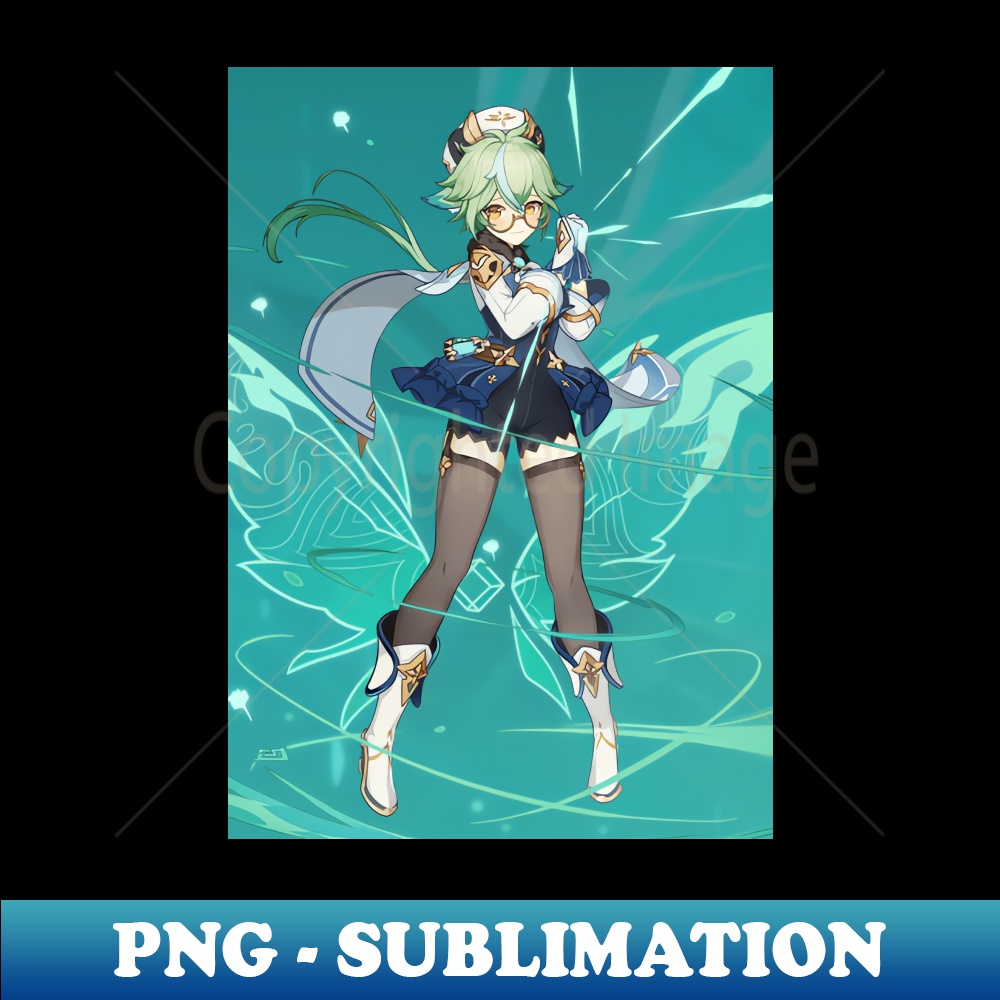 Sucrose Genshin Impact - Sublimation-Ready PNG File - Bold & | Inspire ...