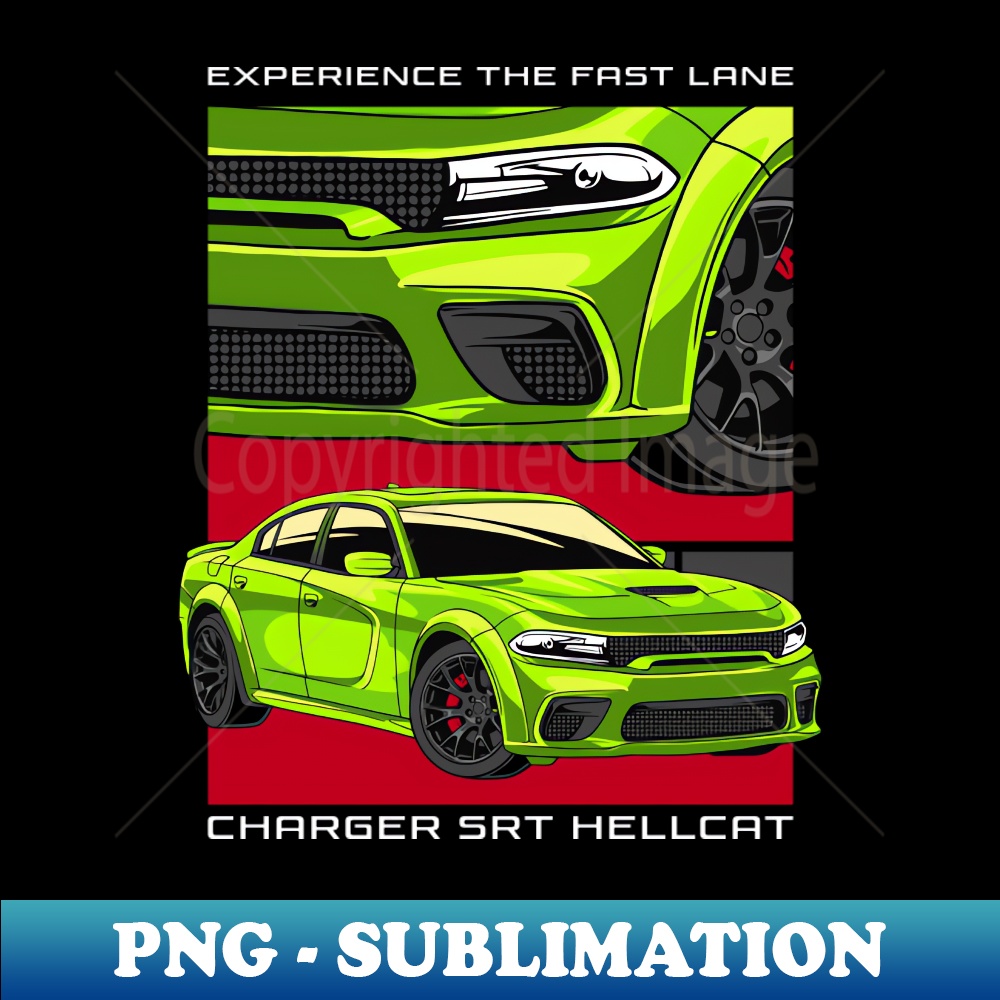Charger SRT Hellcat Car - Trendy Sublimation Digital Downloa | Inspire ...