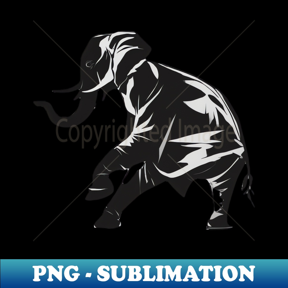 Elephant Shadow Silhouette Anime Style Collection No 123 - P | Inspire ...