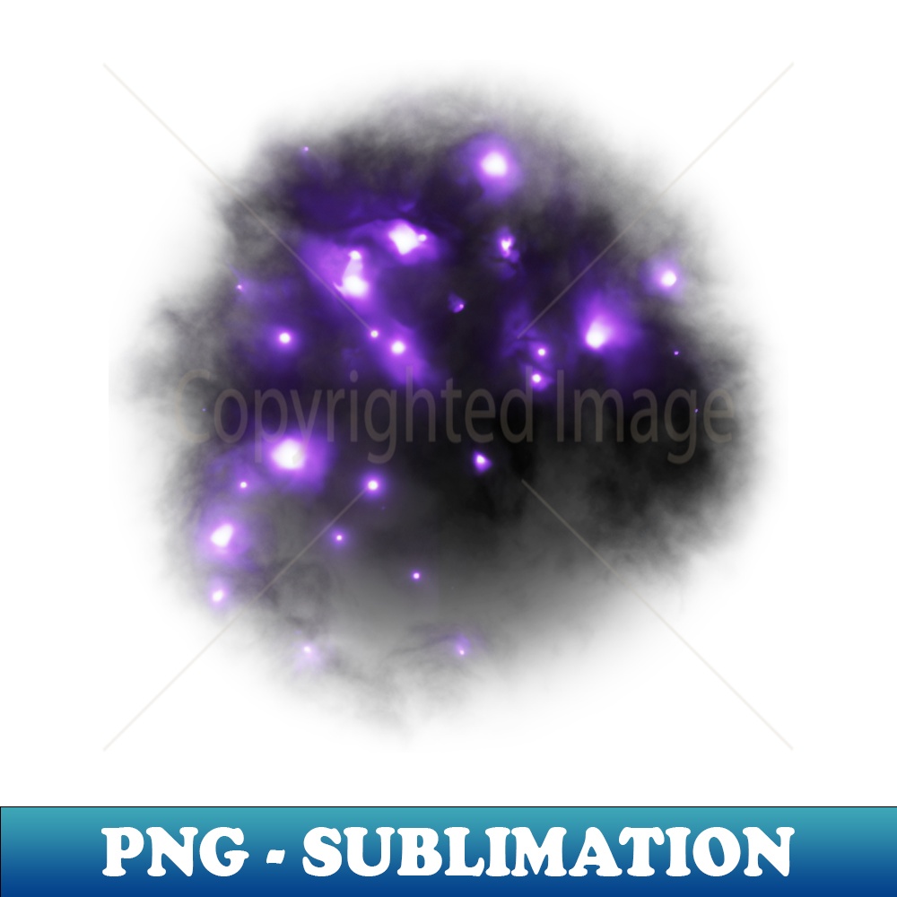 Magic purple stars and nebula - Vintage Sublimation PNG Down | Inspire Uplift