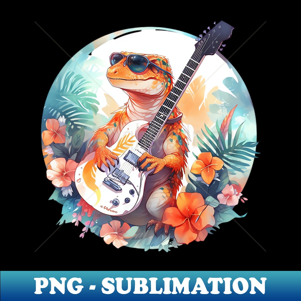 Lizard Shreds in Paradise Electric Guitar Gecko - Special Ed | Inspire ...