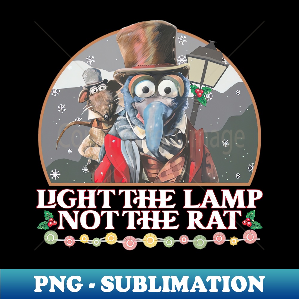 Muppet Christmas Carol Gonzo Rizzo Comfort Colors - High-Res | Inspire ...