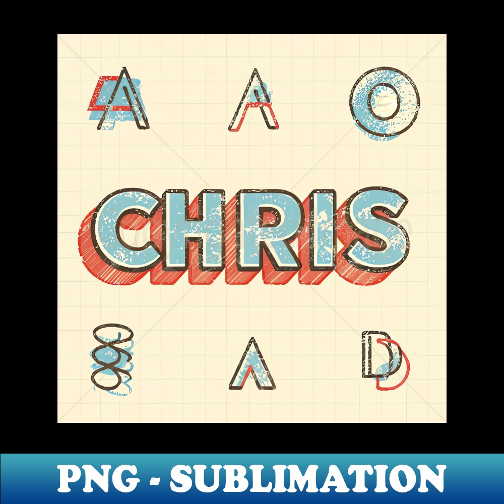 Chris - Personalized Name Tag Artistry - Modern Sublimation - Inspire ...