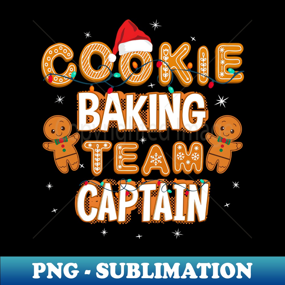 Cookie Baking Team Captain Gingerbread Christmas - PNG Trans - Inspire ...