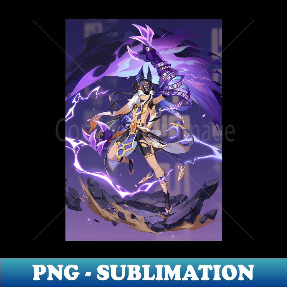 Cyno Genshin Impact - High-Resolution PNG Sublimation File - | Inspire ...
