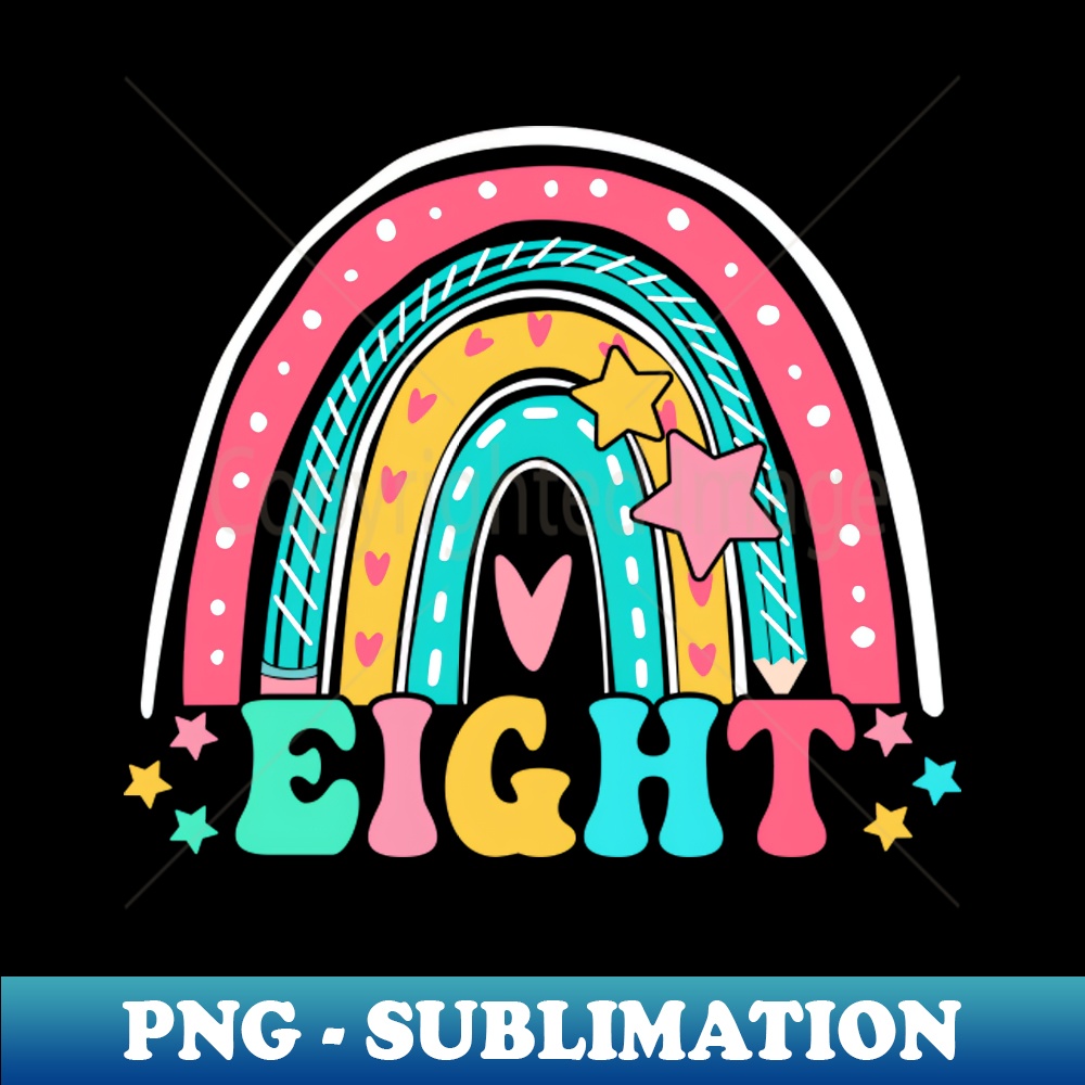 8 Year Old Rainbow 8th Birthday Gifts For Girls 8 Bday - Vin | Inspire ...