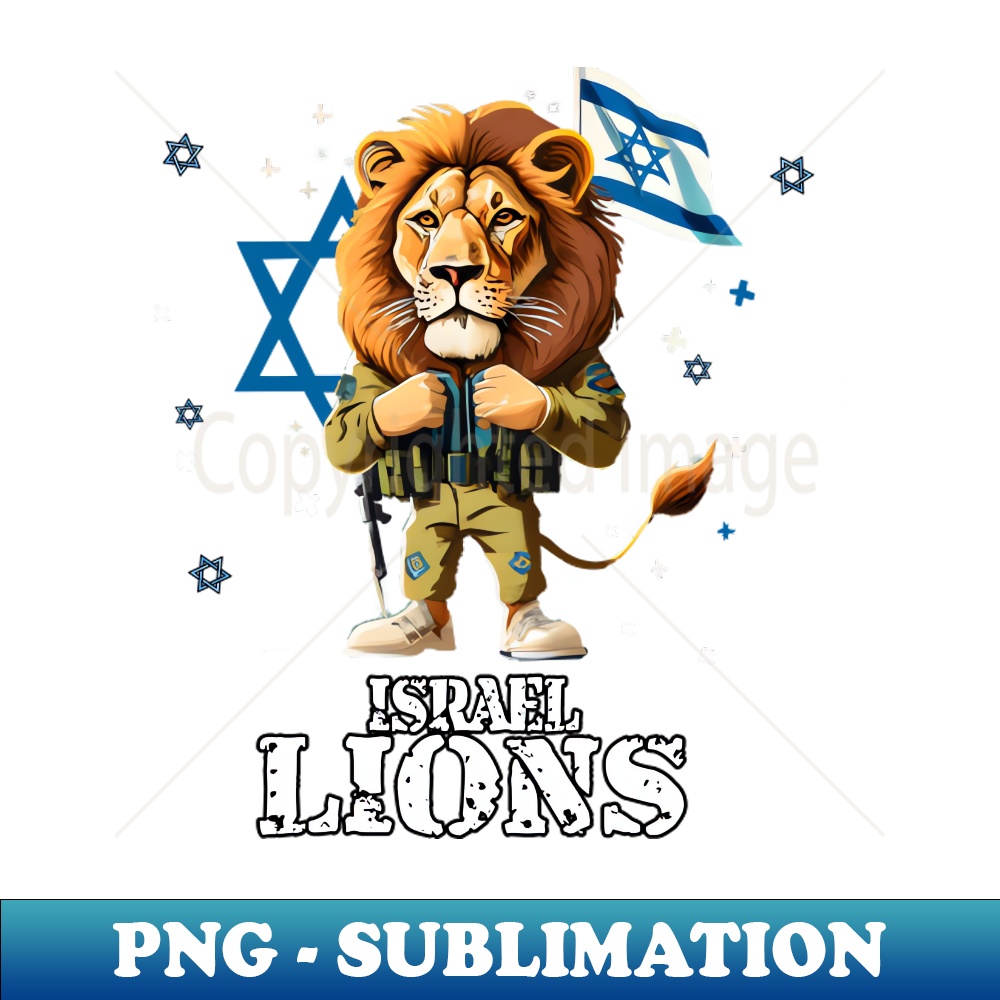 ISRAEL LIONS STAND WITH ISRAEL - Creative Sublimation PNG D | Inspire ...