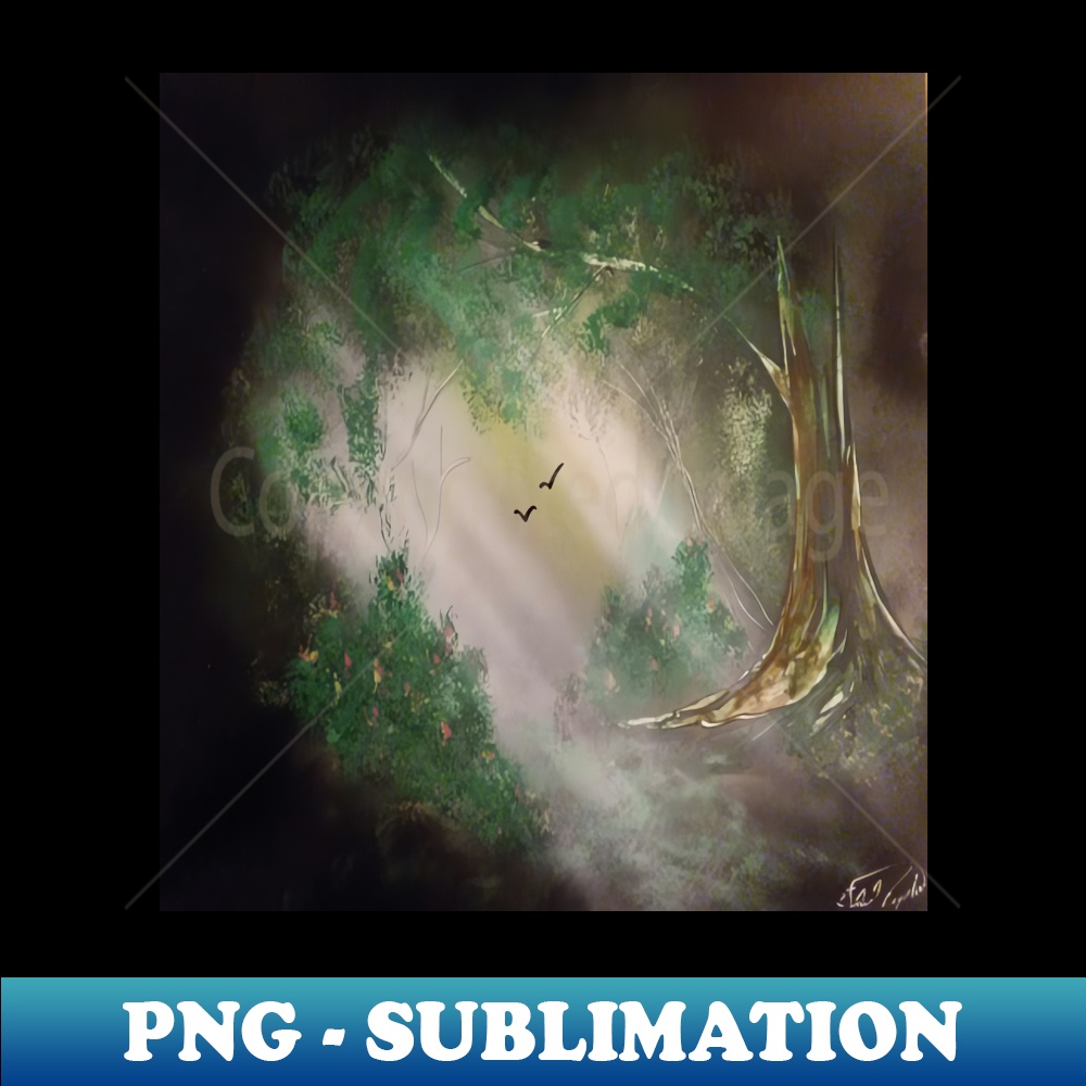 Sunrays in the forest - Signature Sublimation PNG File - Unl | Inspire ...