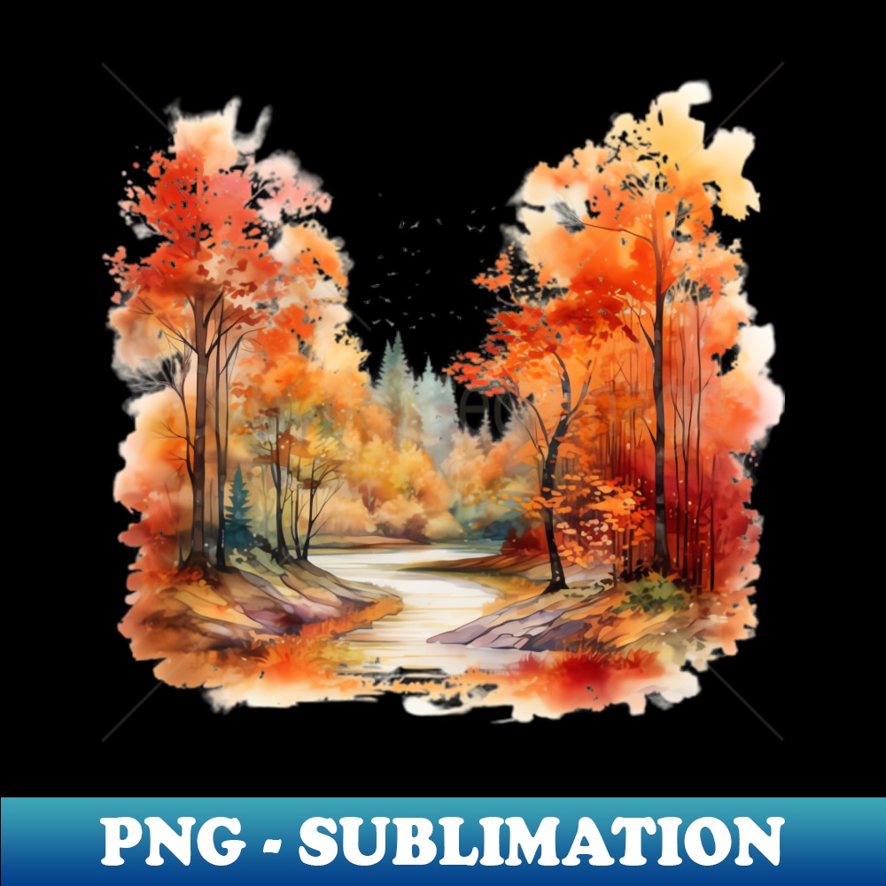 autumn watercolor - PNG Transparent Digital Download File fo | Inspire ...