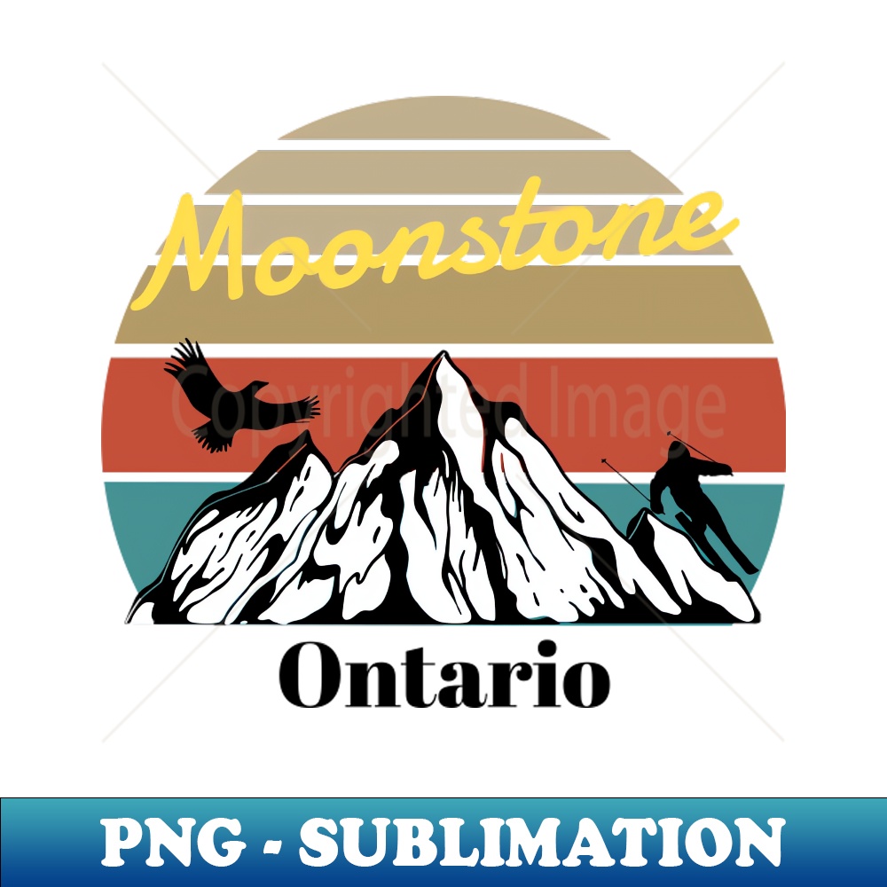 Moonstone ski - Ontario - Modern Sublimation PNG File - Bold | Inspire ...