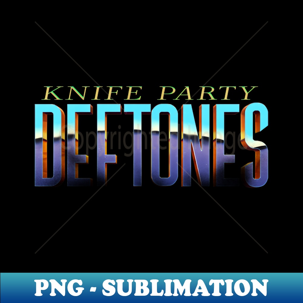 Deftones Knife Party - PNG Transparent Digital Download File - Inspire ...