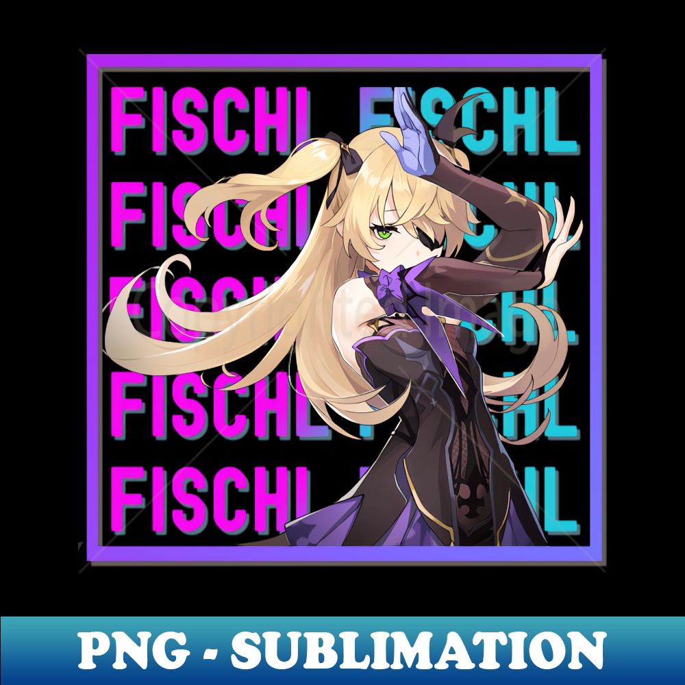 Genshin Impact Fischl - Sublimation-Ready PNG File - Perfect | Inspire ...