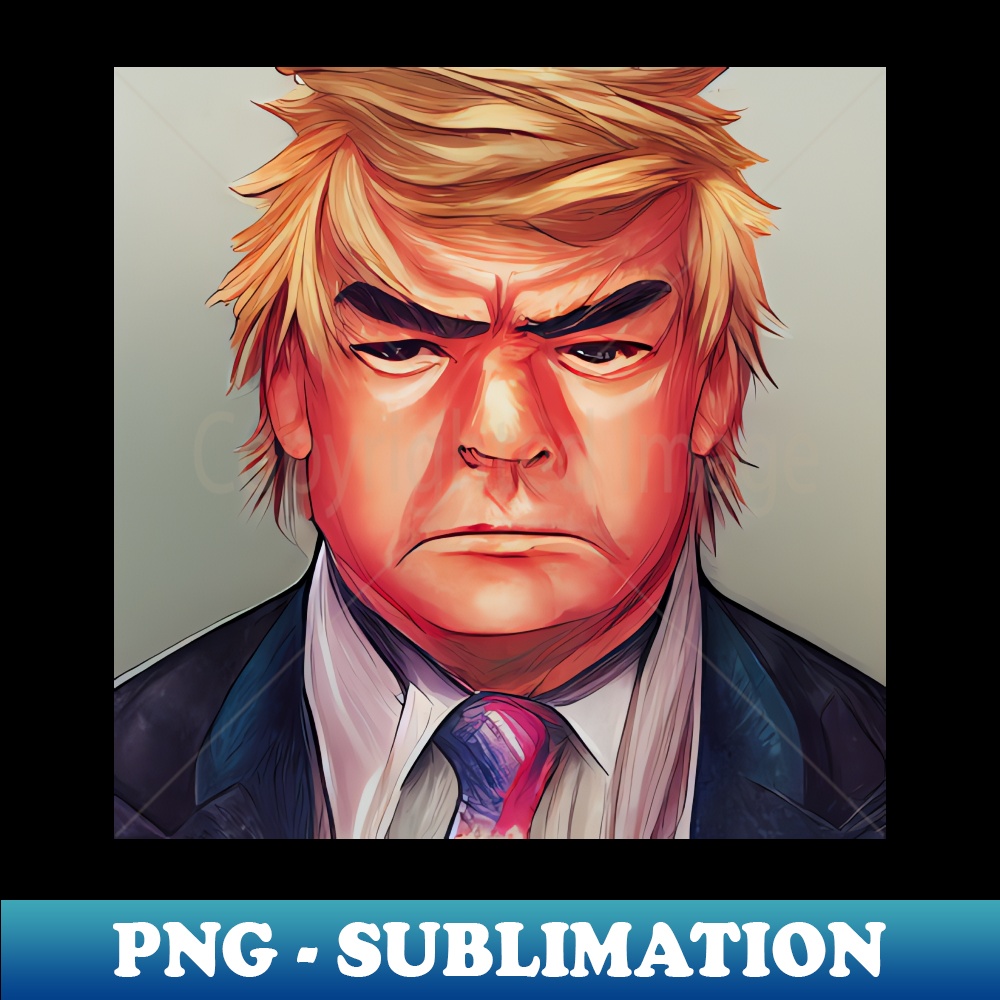 Donald Trump President of the United States Anime style - | Inspire Uplift