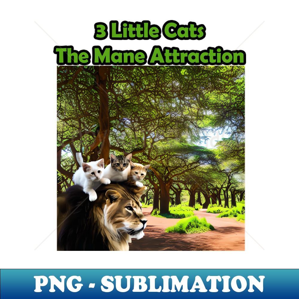 Three Little Cats The Mane Attraction - Exclusive PNG Sublim | Inspire ...