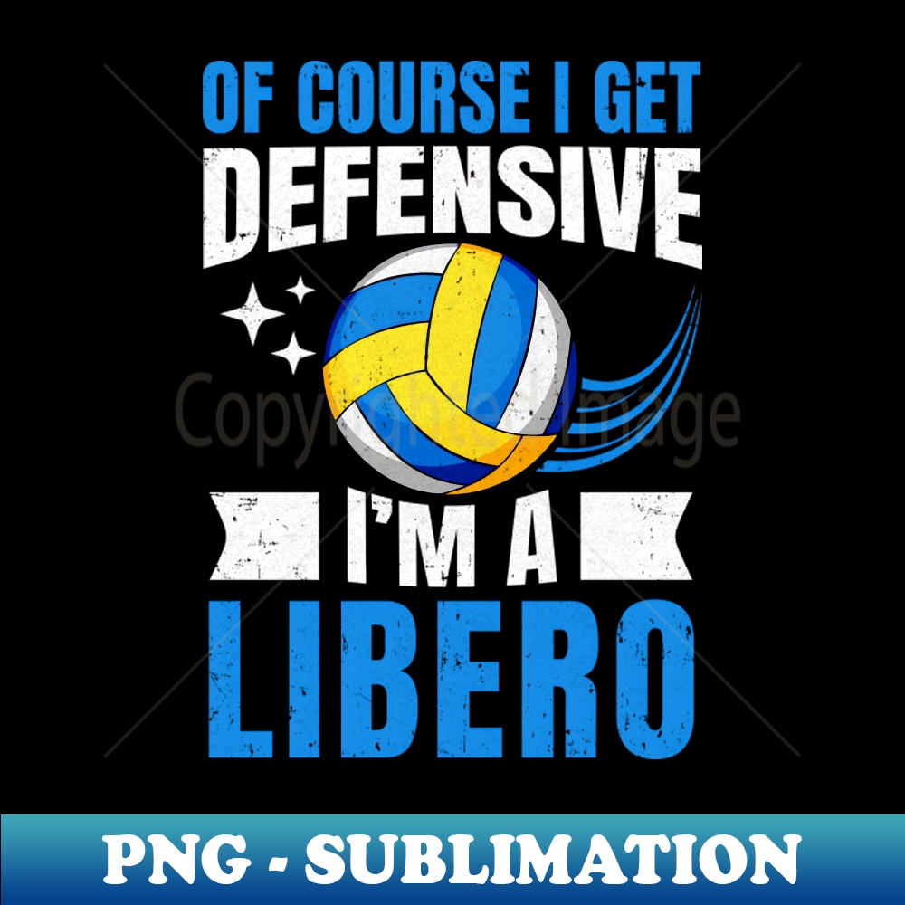 Funny Volleyball Player For Men Women Get Defensive Libero - | Inspire ...