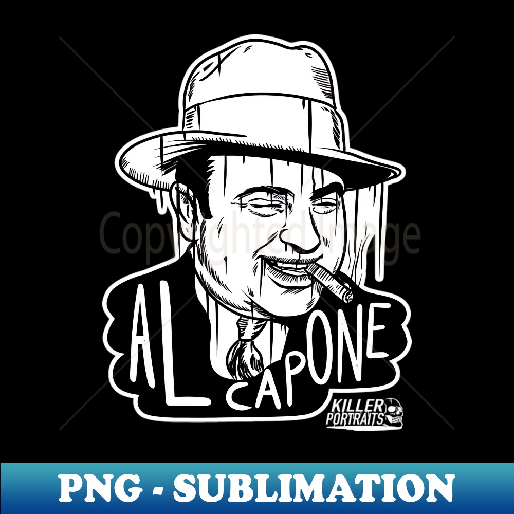 al capone killer portraits black - PNG Transparent Digital D - Inspire ...