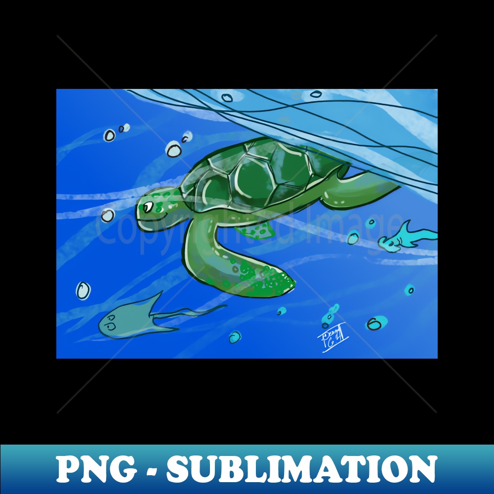 Turtle Submarine - PNG Sublimation Digital Download - Unleas - Inspire ...
