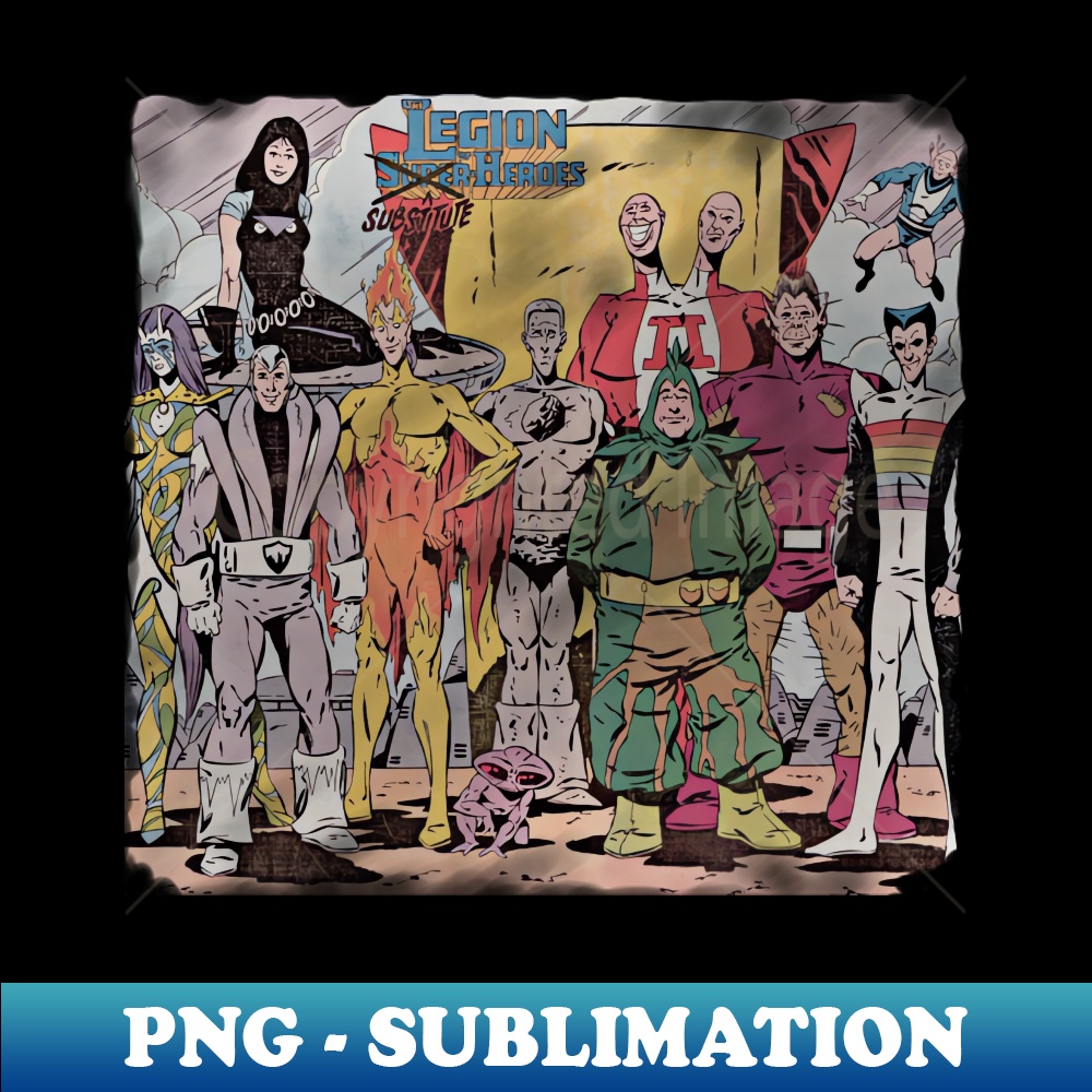 Retro Goofy Super Heroes - PNG Sublimation Digital Download | Inspire ...
