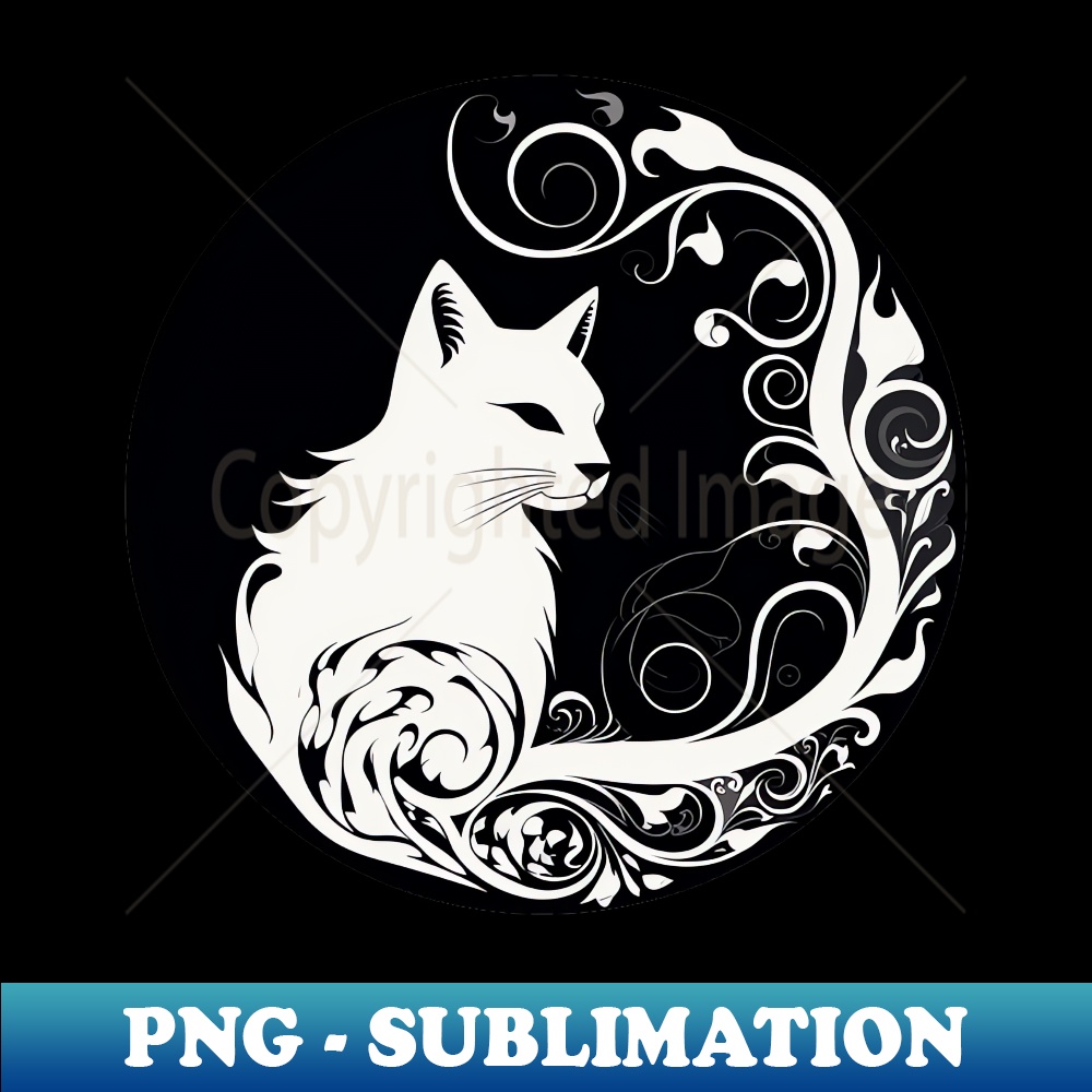 Cat Decal Design - Aesthetic Sublimation Digital File - Unle | Inspire ...